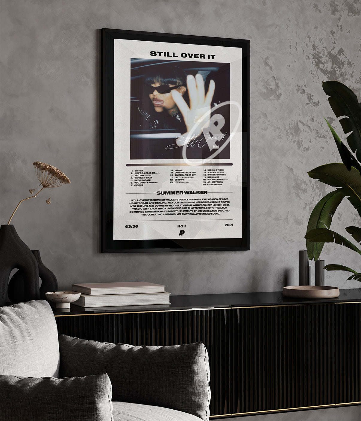 'Still Over It' - Summer Walker | Album Cover Poster – Atmos Posters