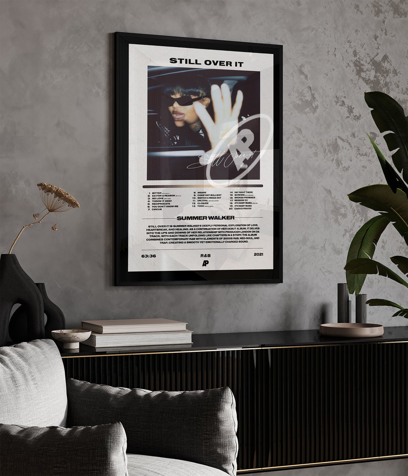 'Still Over It' - Summer Walker | Album Cover Poster – Atmos Posters