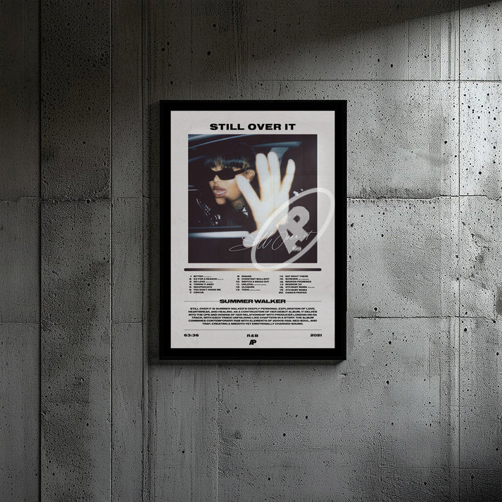 'Still Over It' - Summer Walker | Album Cover Poster – Atmos Posters