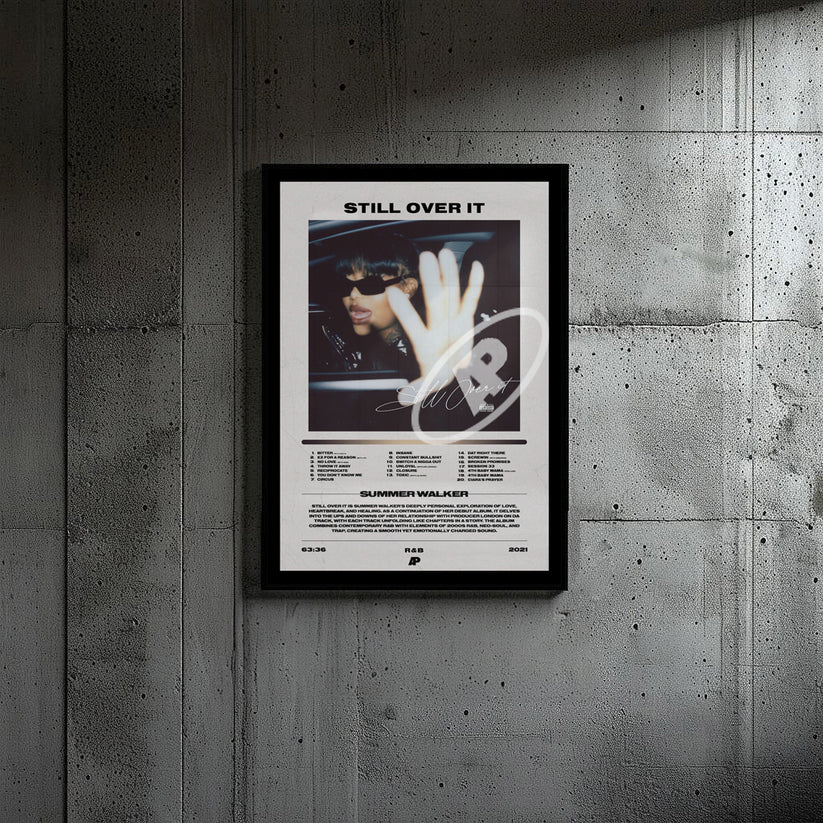 'Still Over It' - Summer Walker | Album Cover Poster – Atmos Posters